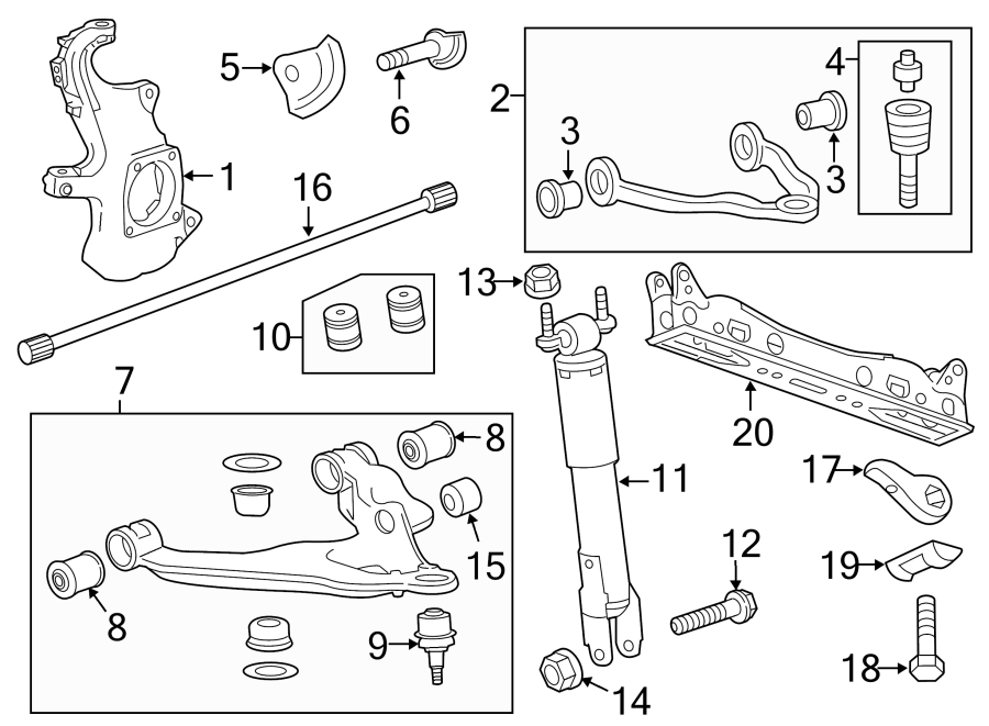2015 Silverado Front Suspension Diagram