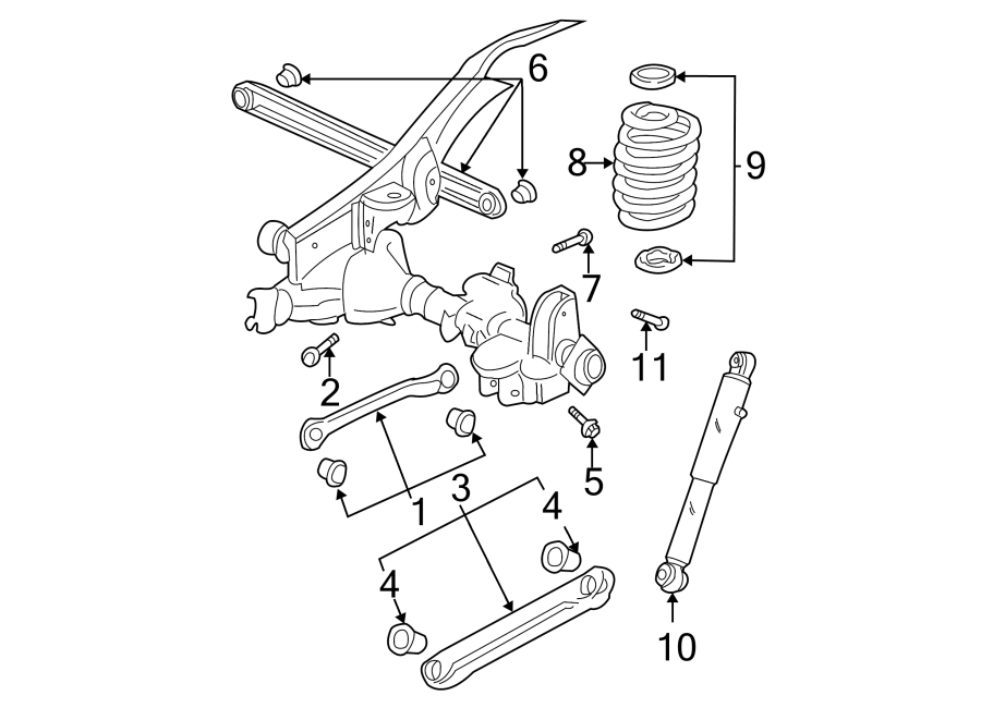 2003 Chevy Tahoe Rear Suspension Diagram
