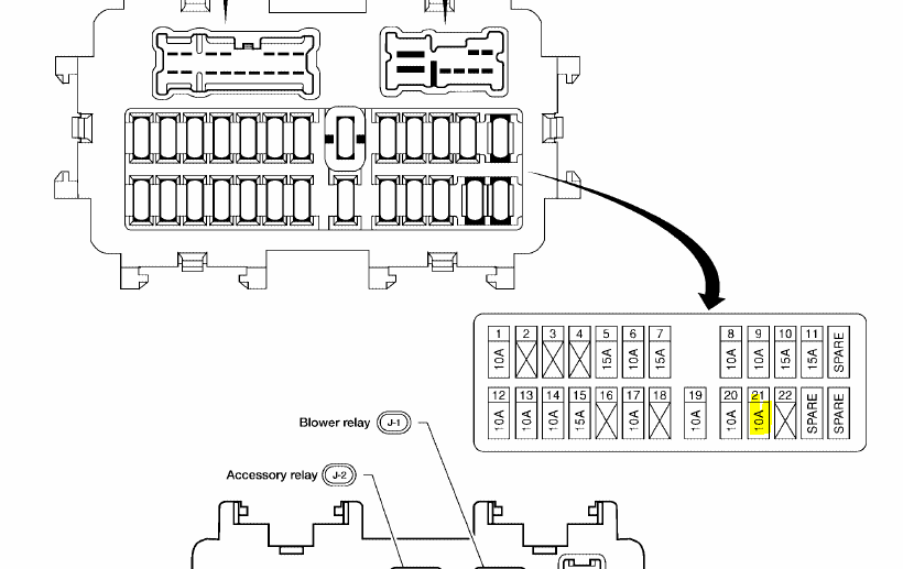 2013 Nissan Altima Ac Compressor Fuse Location
