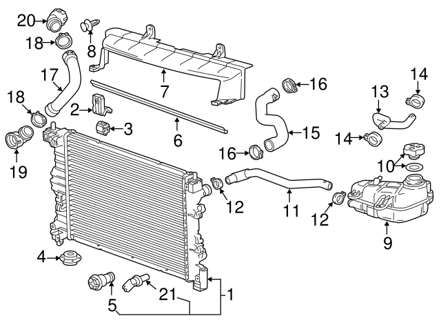 2012 Chevy Sonic Cooling System Diagram
