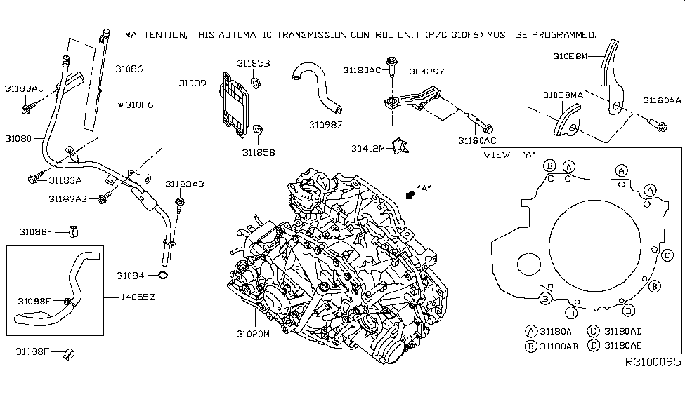 2014 Nissan Pathfinder Transmission Dipsticknull