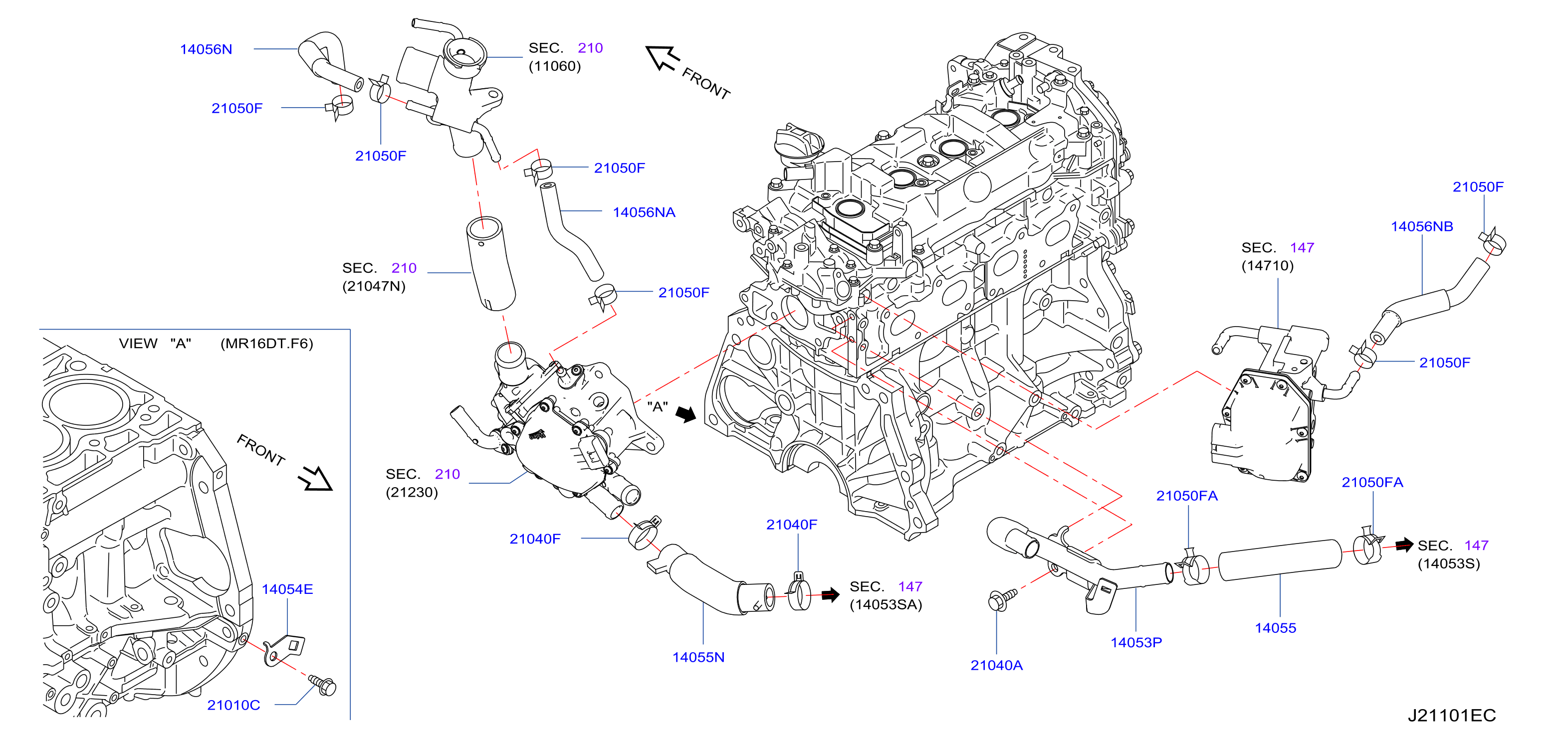 2016 Nissan Sentra Coolant Type