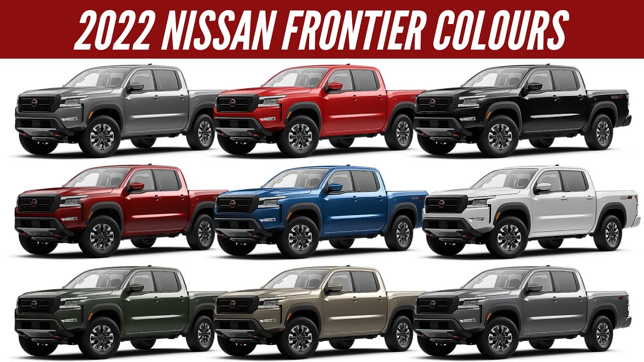 2022 Nissan Frontier Pro 4x Colors