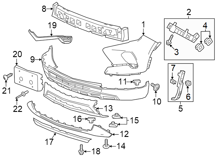 Chevy Blazer Front License Plate Bracket