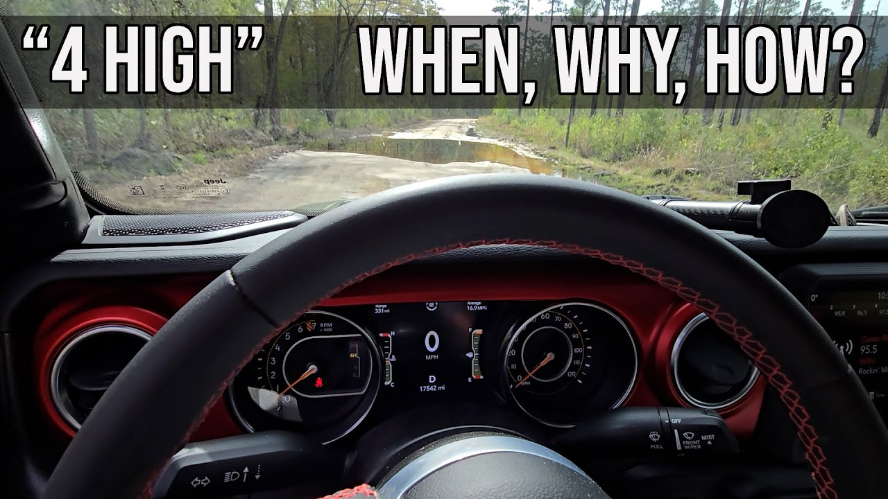 When To Use 4 Wheel Drive High