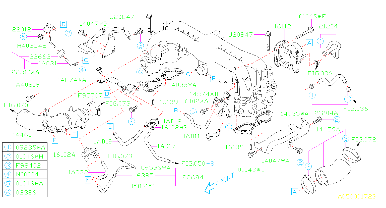 Vacuum Subaru Intake Manifold Diagram