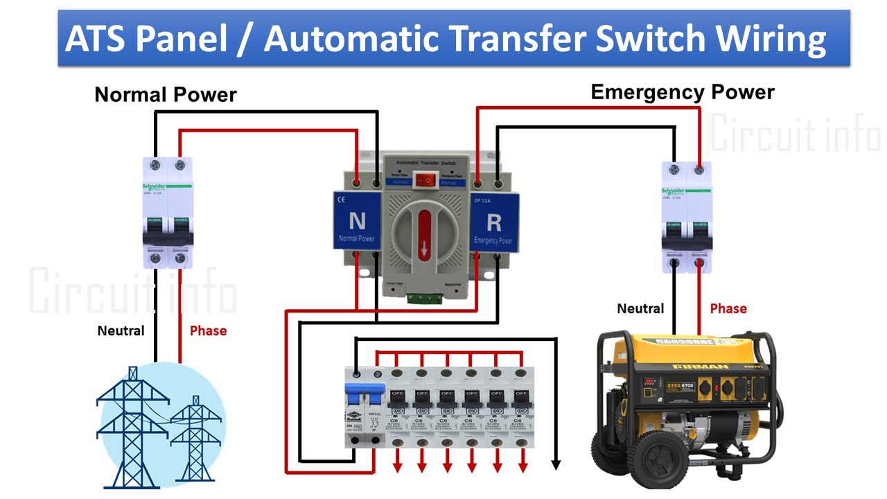 Automatic Transfer Switch Wiring Diagram Pdf
