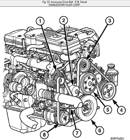 2011 6.7 Powerstroke Serpentine Belt Diagram