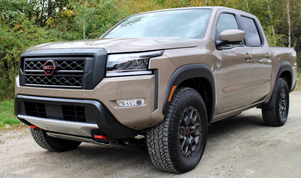 2022 Nissan Frontier Pro 4x Tire Size