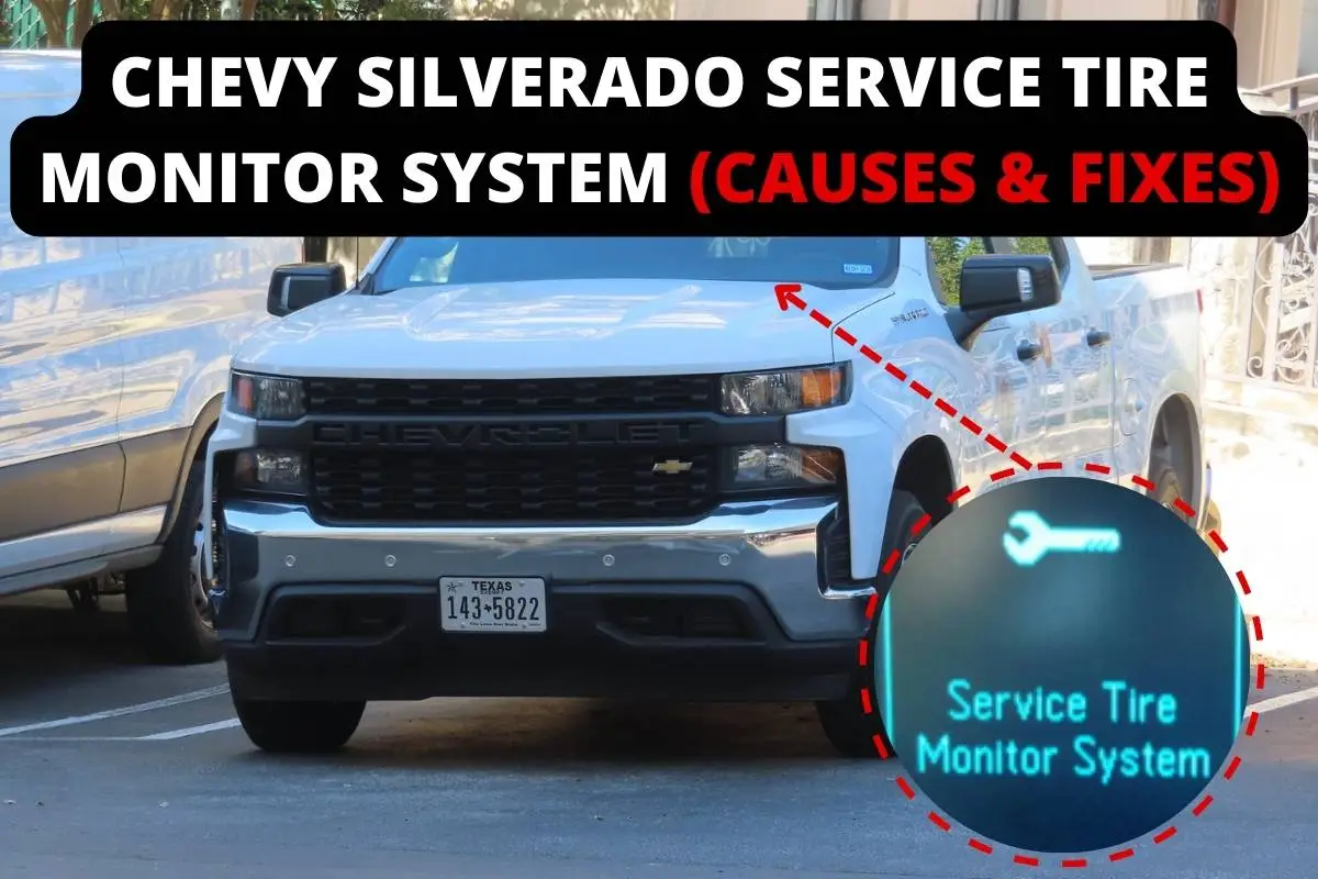 2018 Chevy Silverado Tire Monitor System