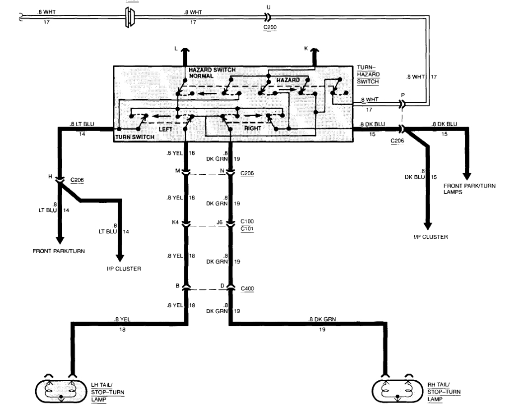 Diagram Chevy Brake Light Switch Wiring