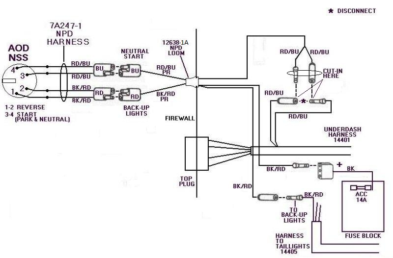 Ford Neutral Safety Switch Wiring Diagram