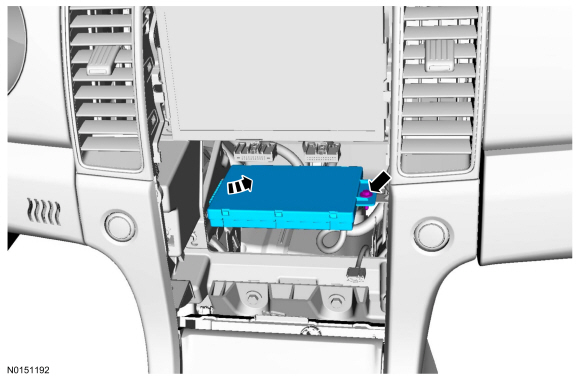 2011 Ford Taurus Climate Control Module