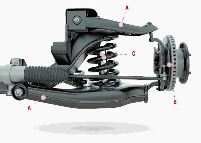 Front Suspension Lower Control Arm Diagram