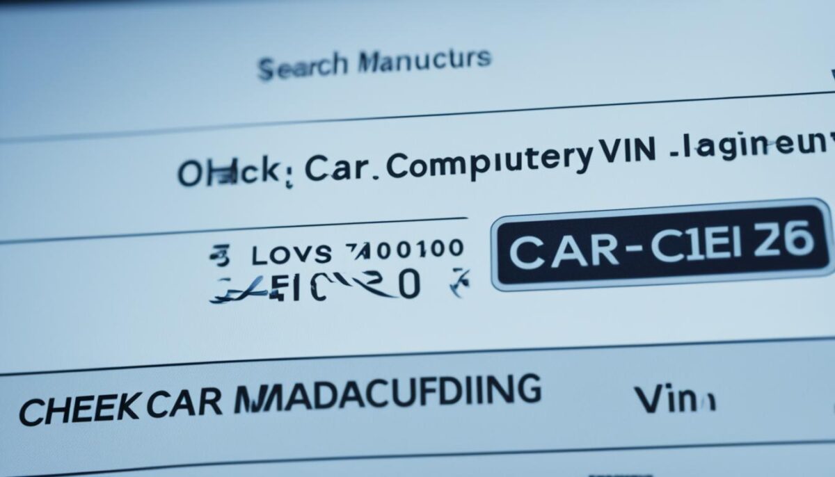 How To Check Car Manufacturing Date Online