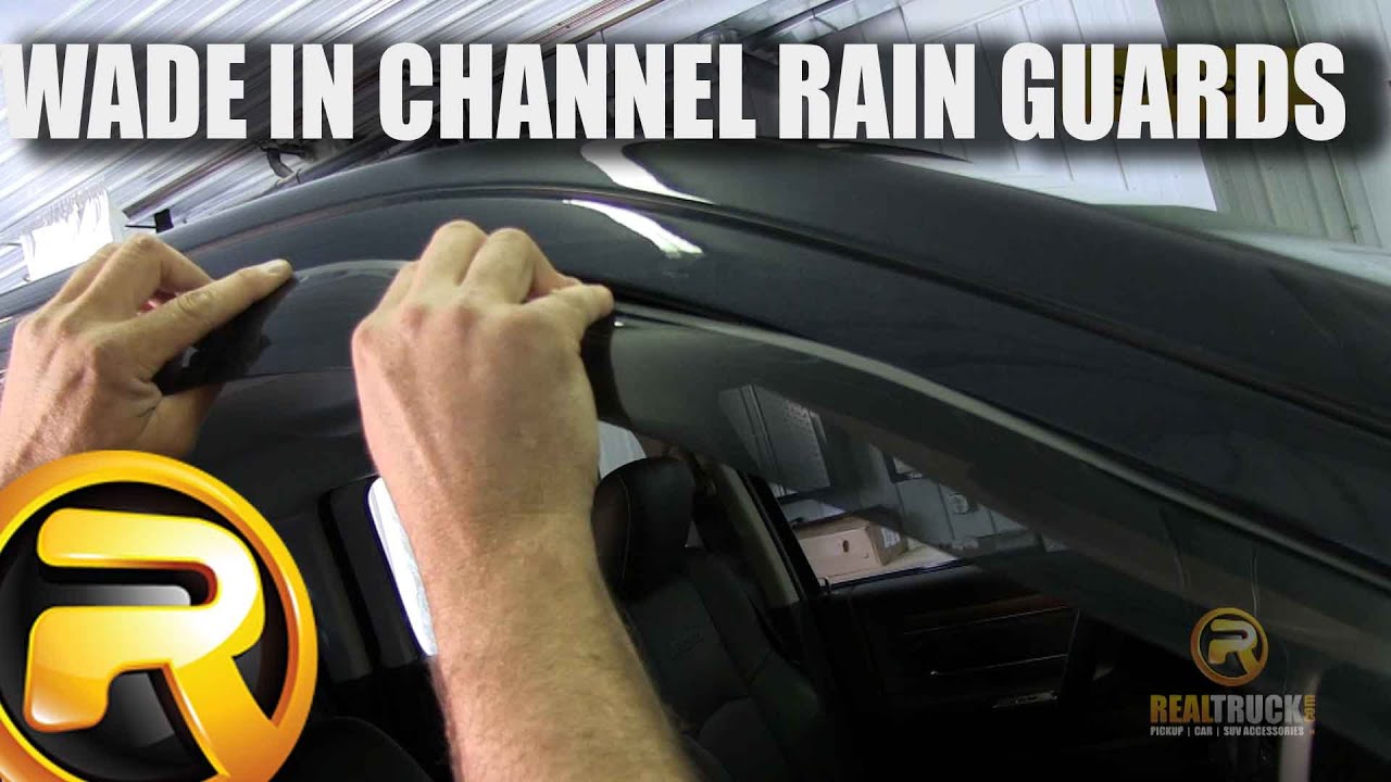 Install In Channel Rain Guards