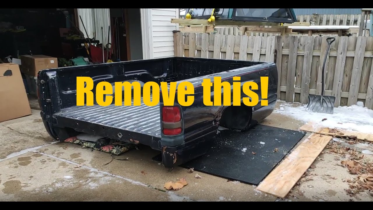 How To Remove The Bed Of A Truck