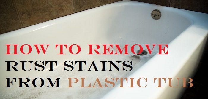 Rust Stain Removal From Plastic