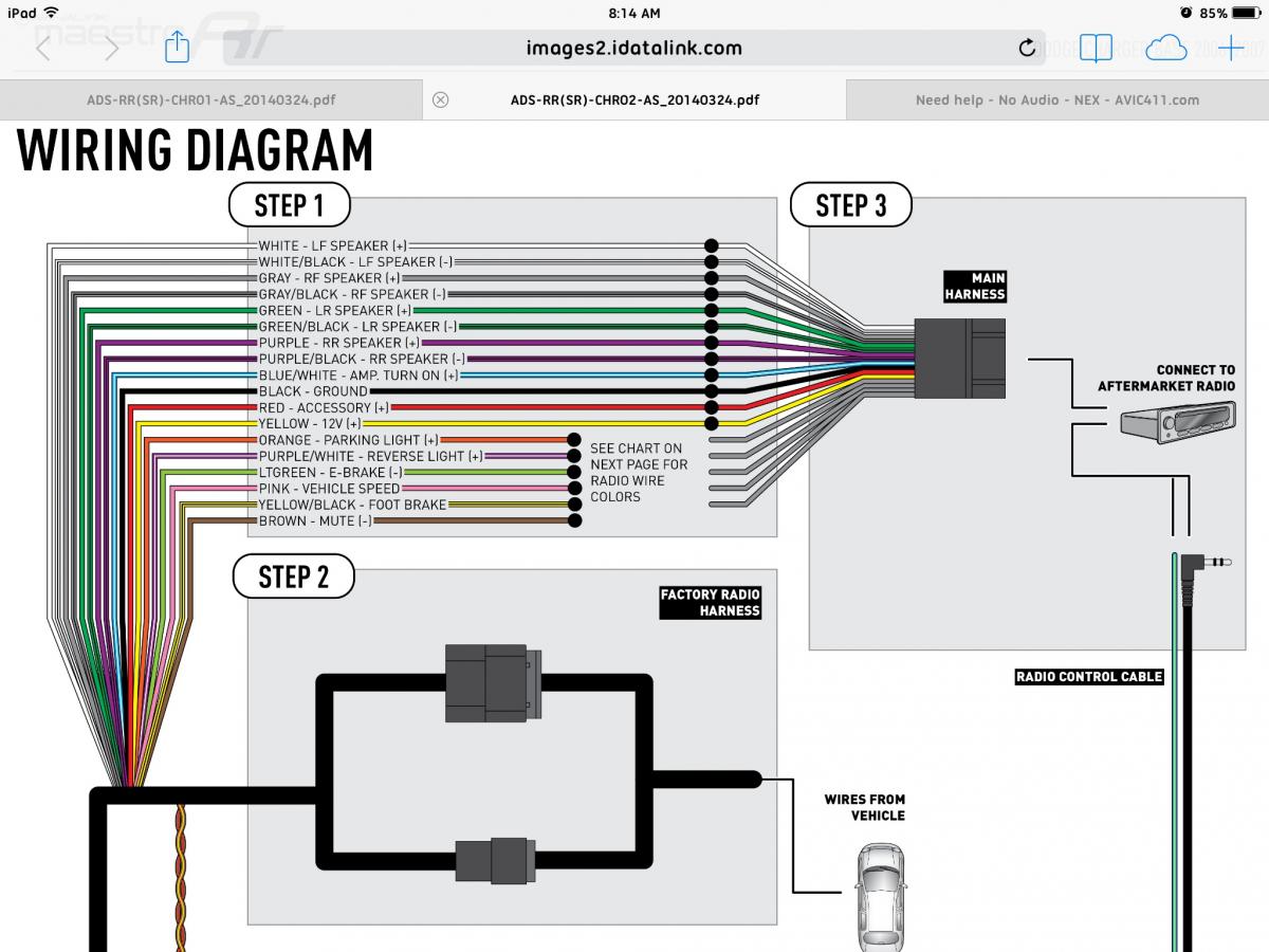 Idatalink Maestro Rr Wiring Diagram