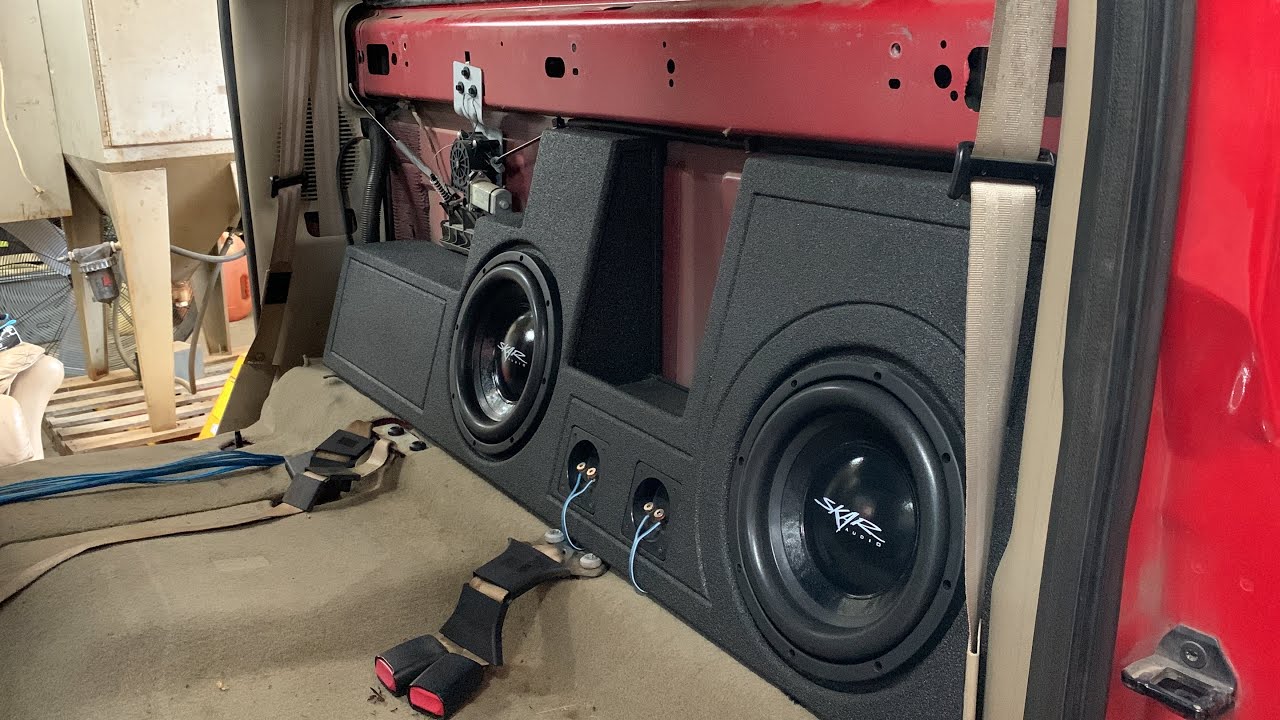 Behind The Seat Truck Speaker Box