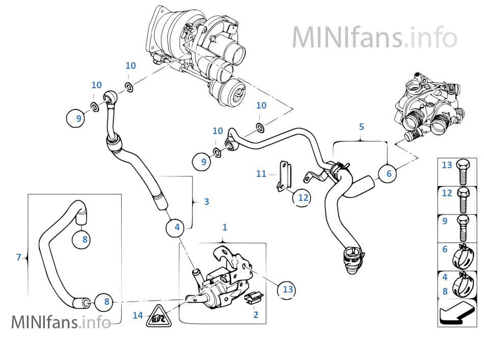 Mini Cooper R56 Cooling System Diagram