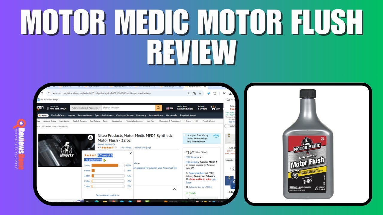 Motor Medic Motor Flush Review