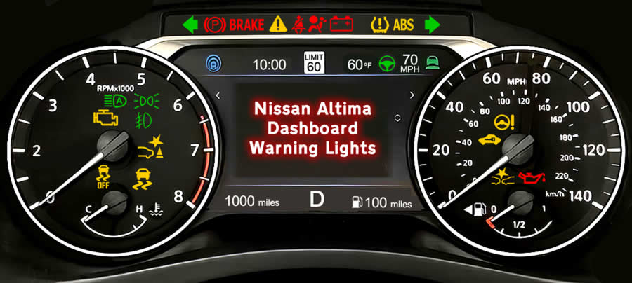 Nissan Altima Dashboard Symbols