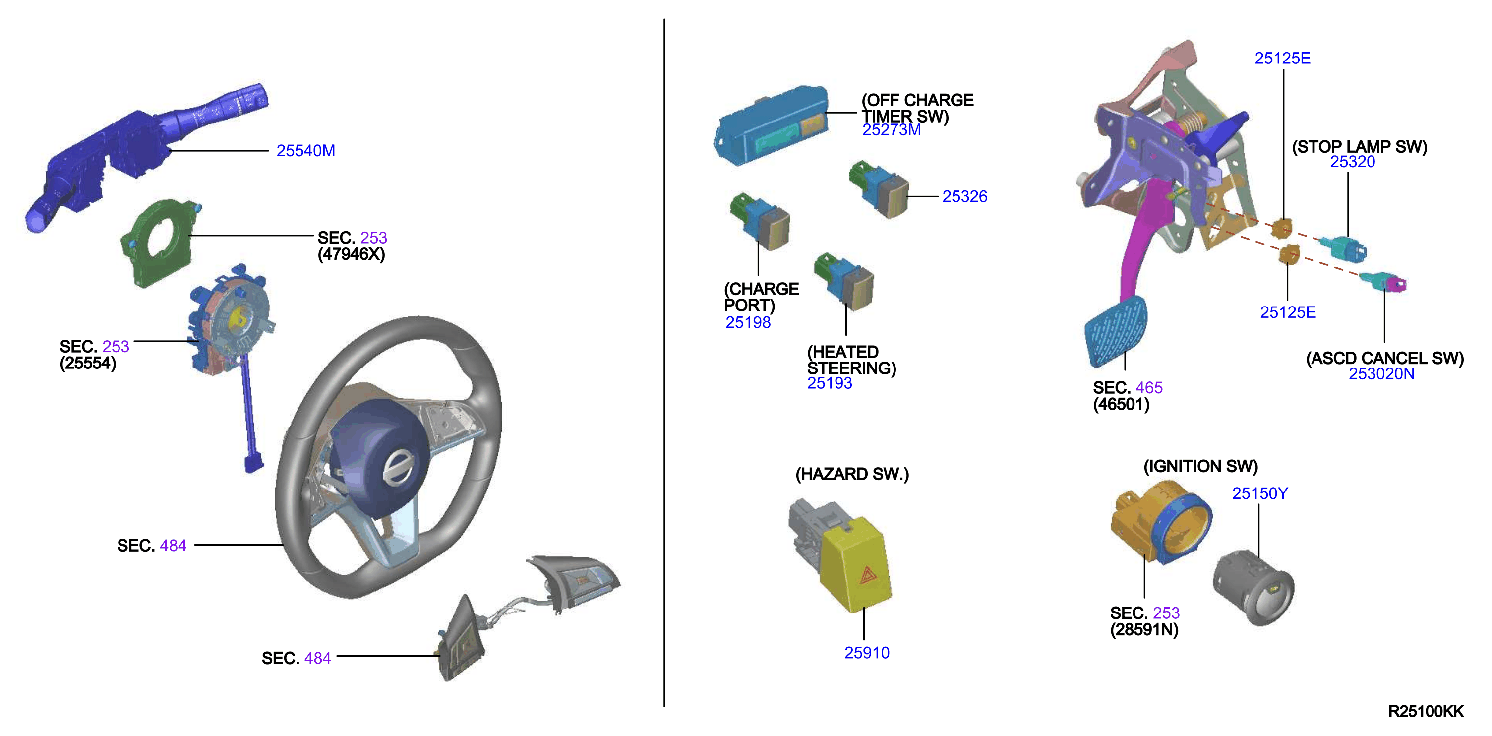 2021 Nissan Frontier Brake Switch