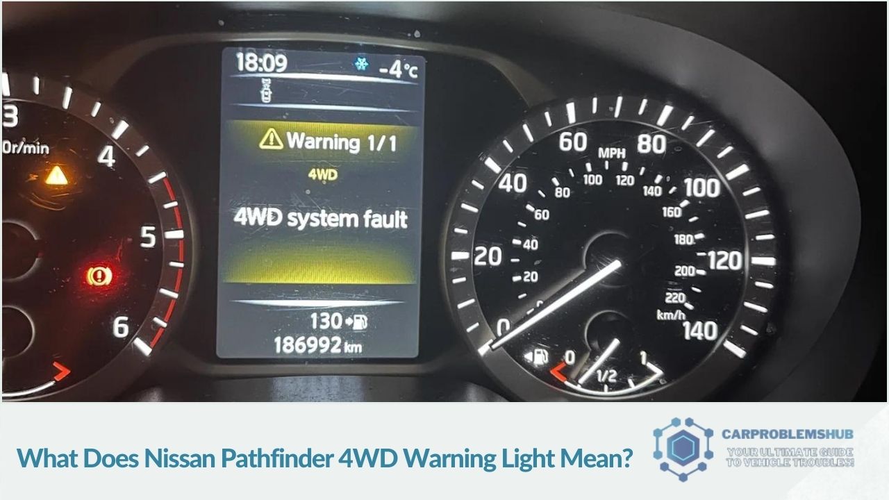 4wd Warning Light Nissan Pathfinder