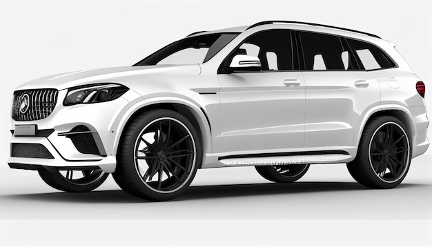 Black Rims On White Suv