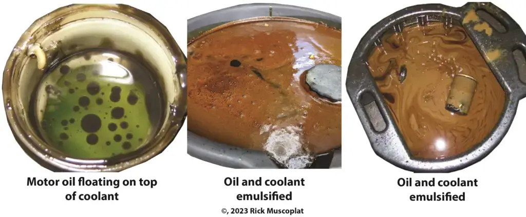 What Does Oil And Coolant Mixed Look Like