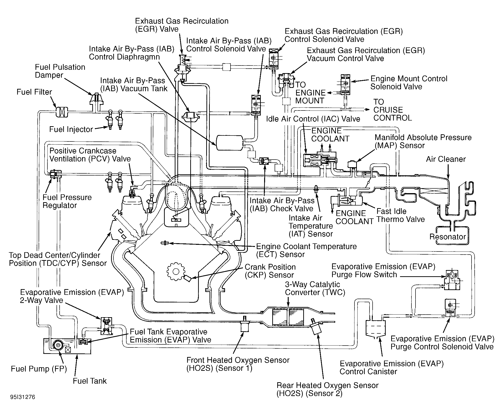 2016 Honda Accord Vacuum Hose