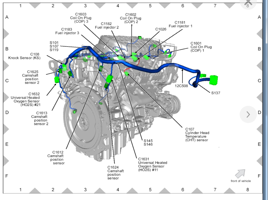 Location Of The Crankshaft Position Sensor